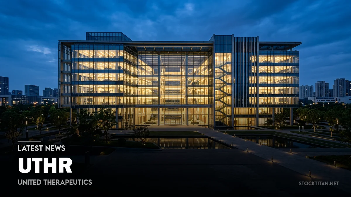 Latest UTHR News - United Therapeutics Corporation Reports Fir...