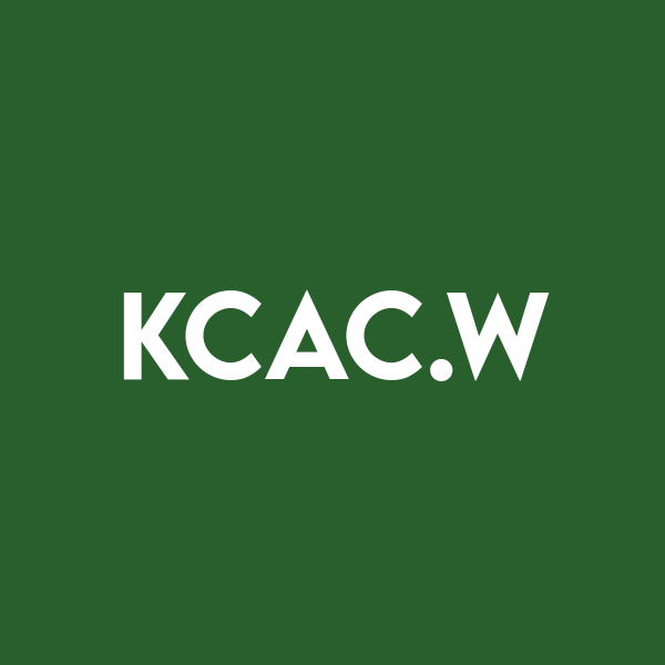 KCAC.W - KCAC.W Latest Stock News & Market Updates