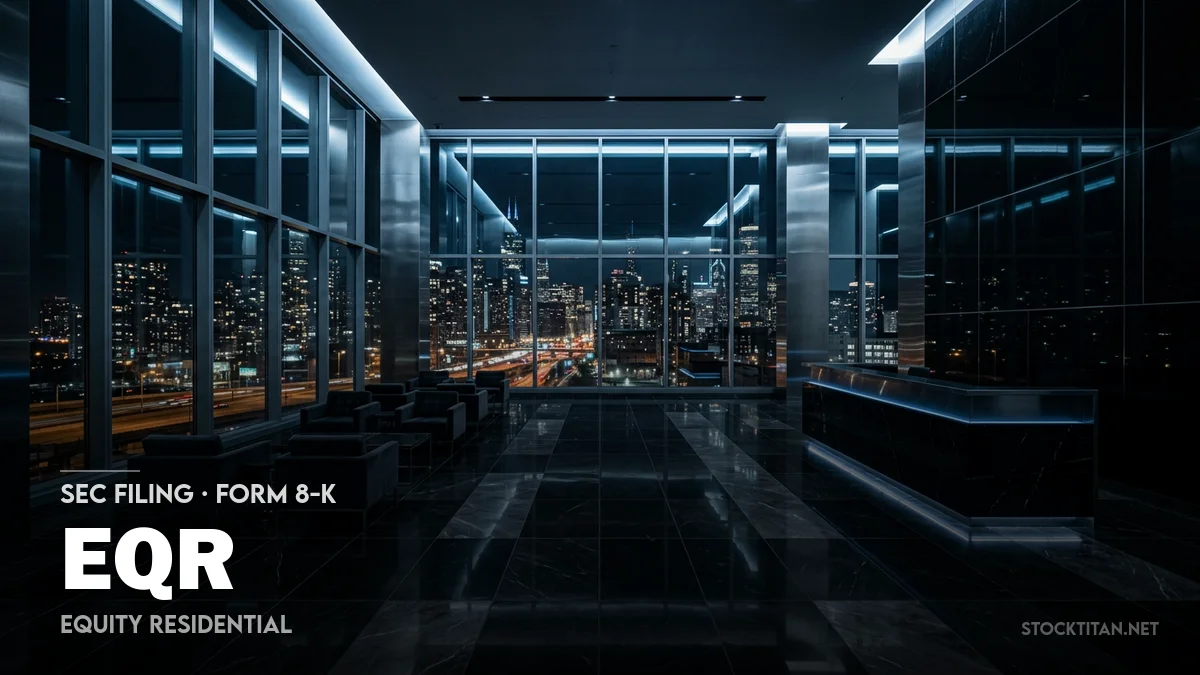 [8-K] Equity Residential Reports Material Event | EQR 8-K Filing