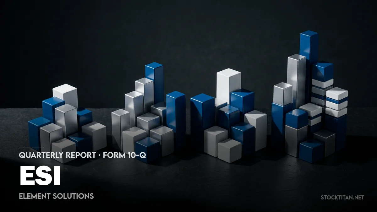 Element Solutions Q1 2026 sales jump 41%, EBITDA up 26% | ESI Quarterly ...
