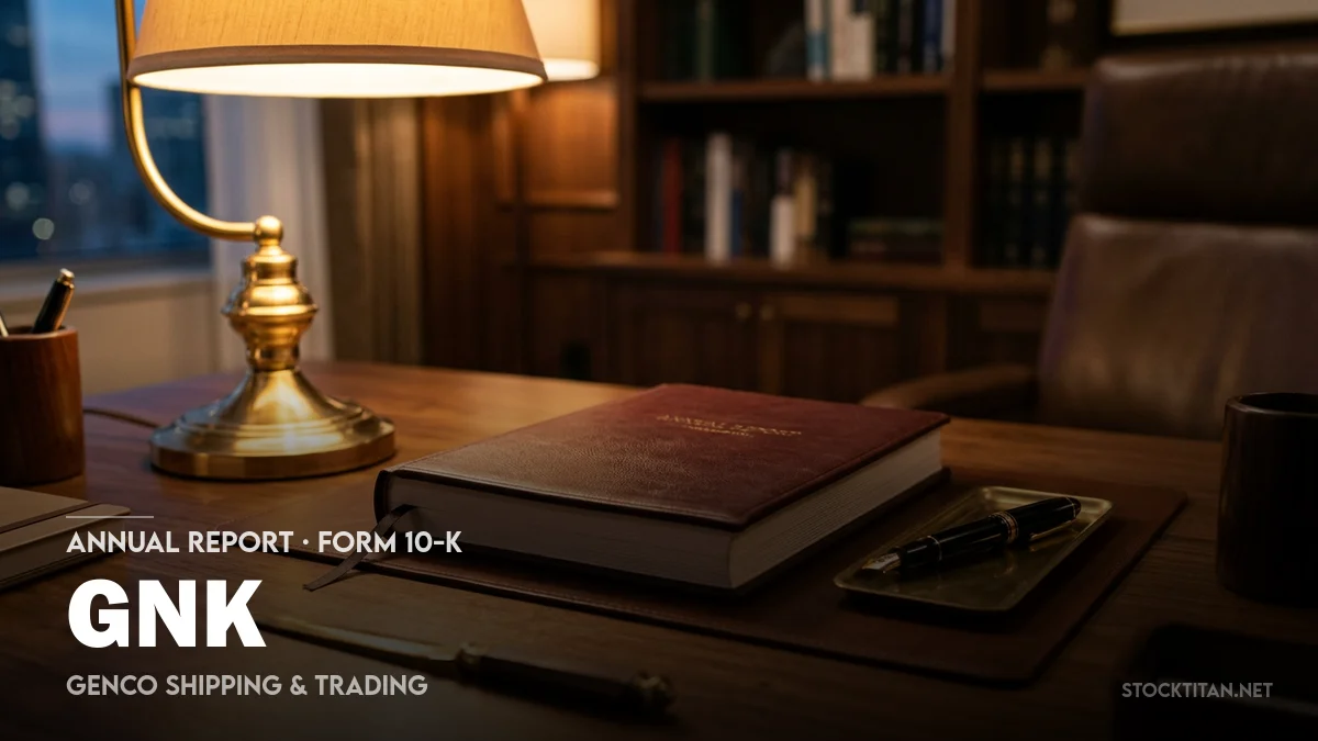 [10-K] GENCO SHIPPING & TRADING LTD Files Annual Report | GNK Annual ...