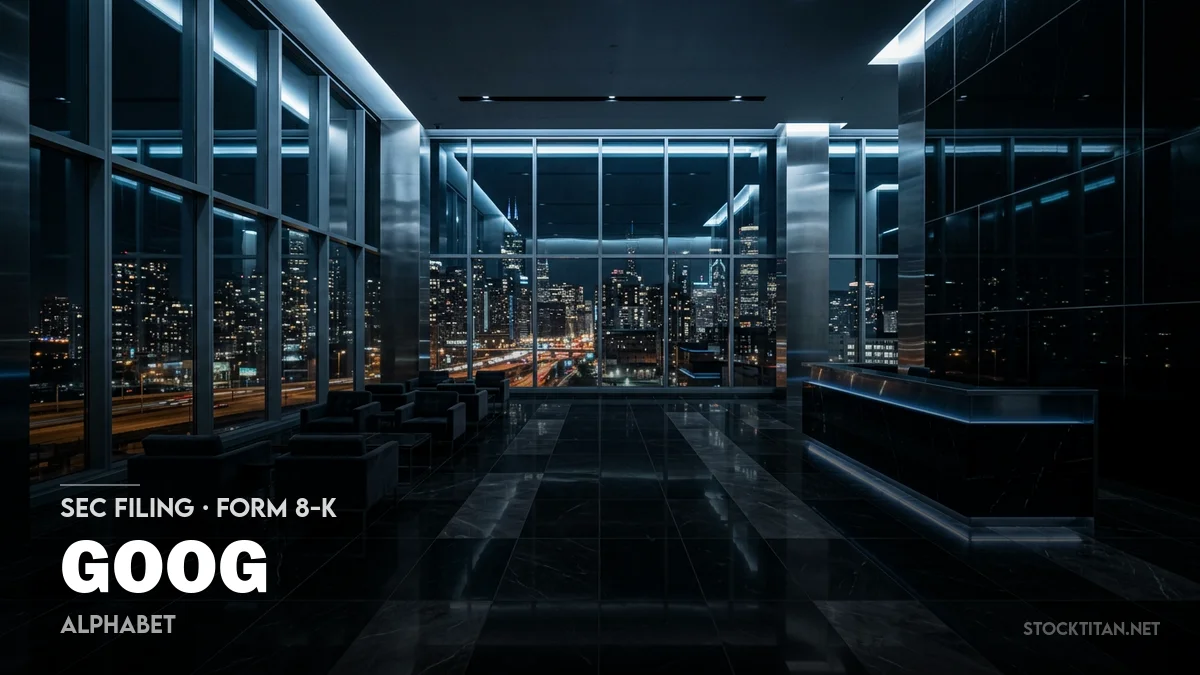 Alphabet Q1 2026 revenue rises to $109.9B | GOOG 8-K Filing