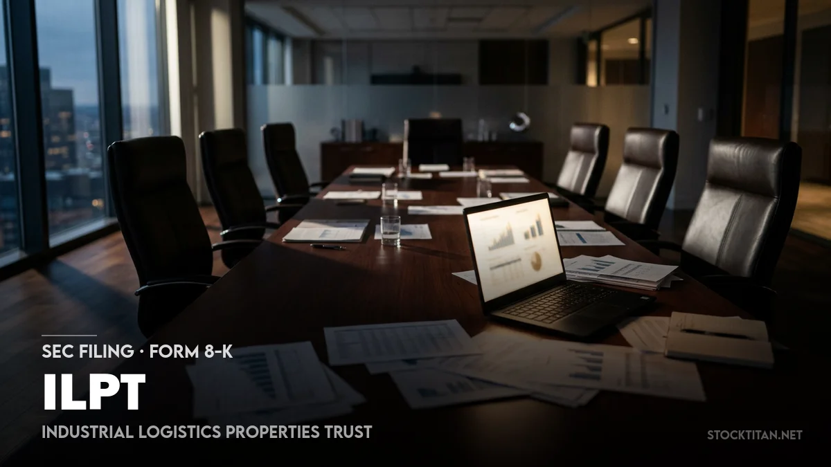 [8-K] Industrial Logistics Properties Trust Reports Material Event ...