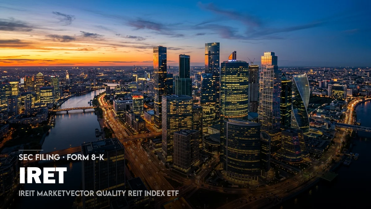 [8-K/A] iREIT MarketVector Quality REIT Index ETF Amends Material Event ...
