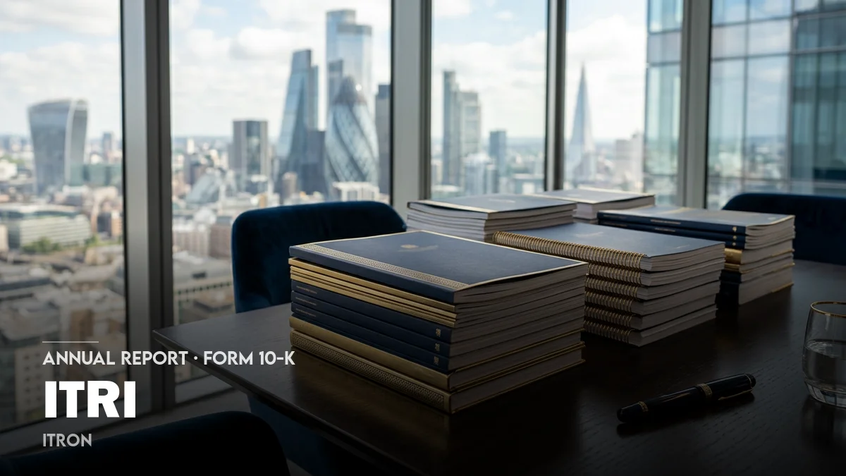 Itron details business, risks in 2025 annual report | ITRI Annual ...