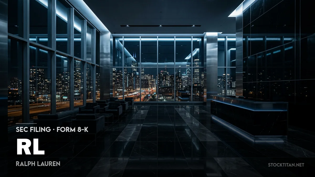 [8-K] Ralph Lauren Corporation Reports Material Event | RL 8-K Filing