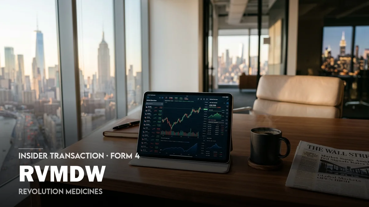 RVMD COO receives stock and option grants | RVMDW Insider Trading