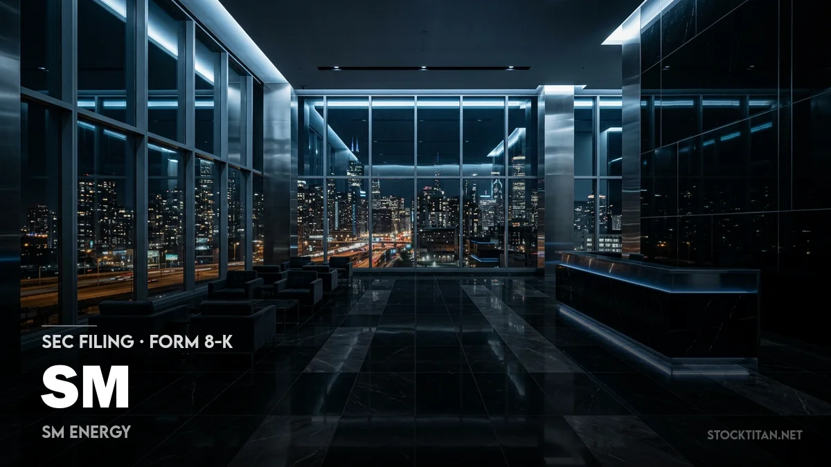 SM Energy details Q1 2026 prices, $30M hedge loss | SM 8-K Filing