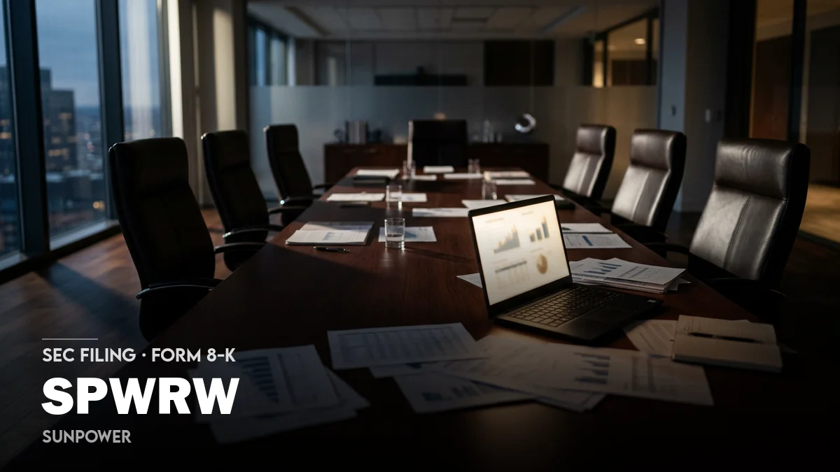 [8-K] Complete Solaria, Inc. Warrants Reports Material Event | SPWRW 8 ...